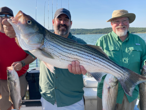 Lake Texoma Fishing Guides-Striper Express